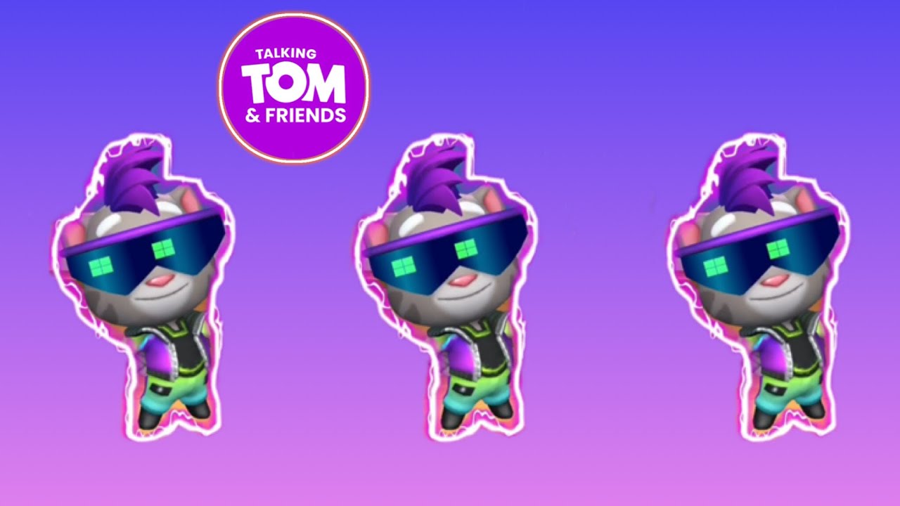 Talking Tom Time Rush | Electric Purple | by Games Kids 23 - YouTube