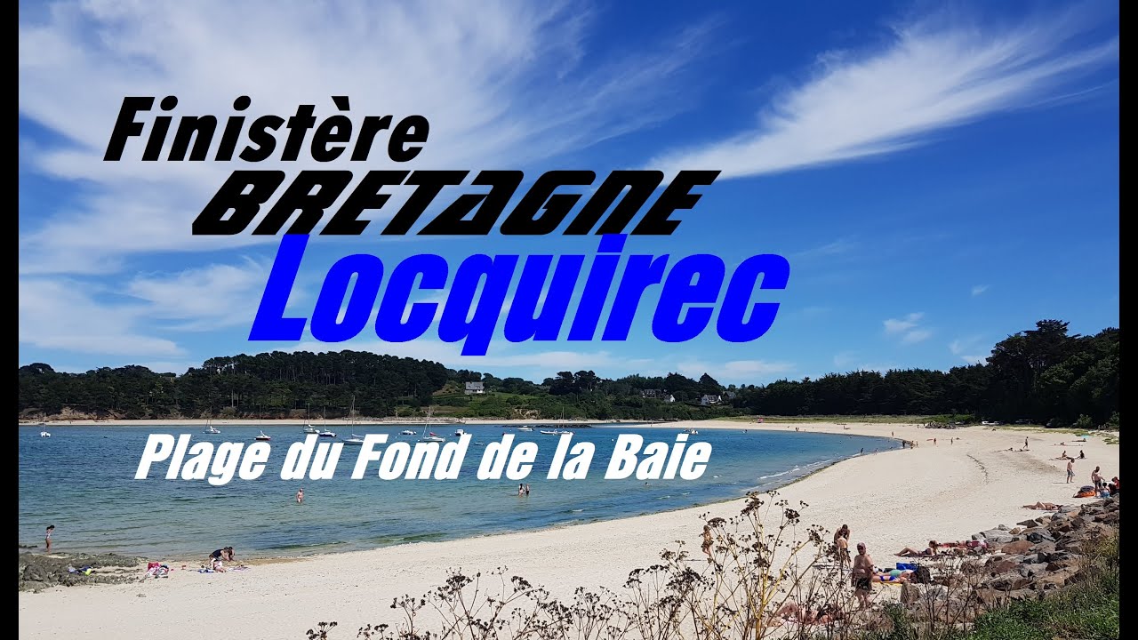 Locquirec Finistère, la plage du Fond de la Baie, 2022 - YouTube