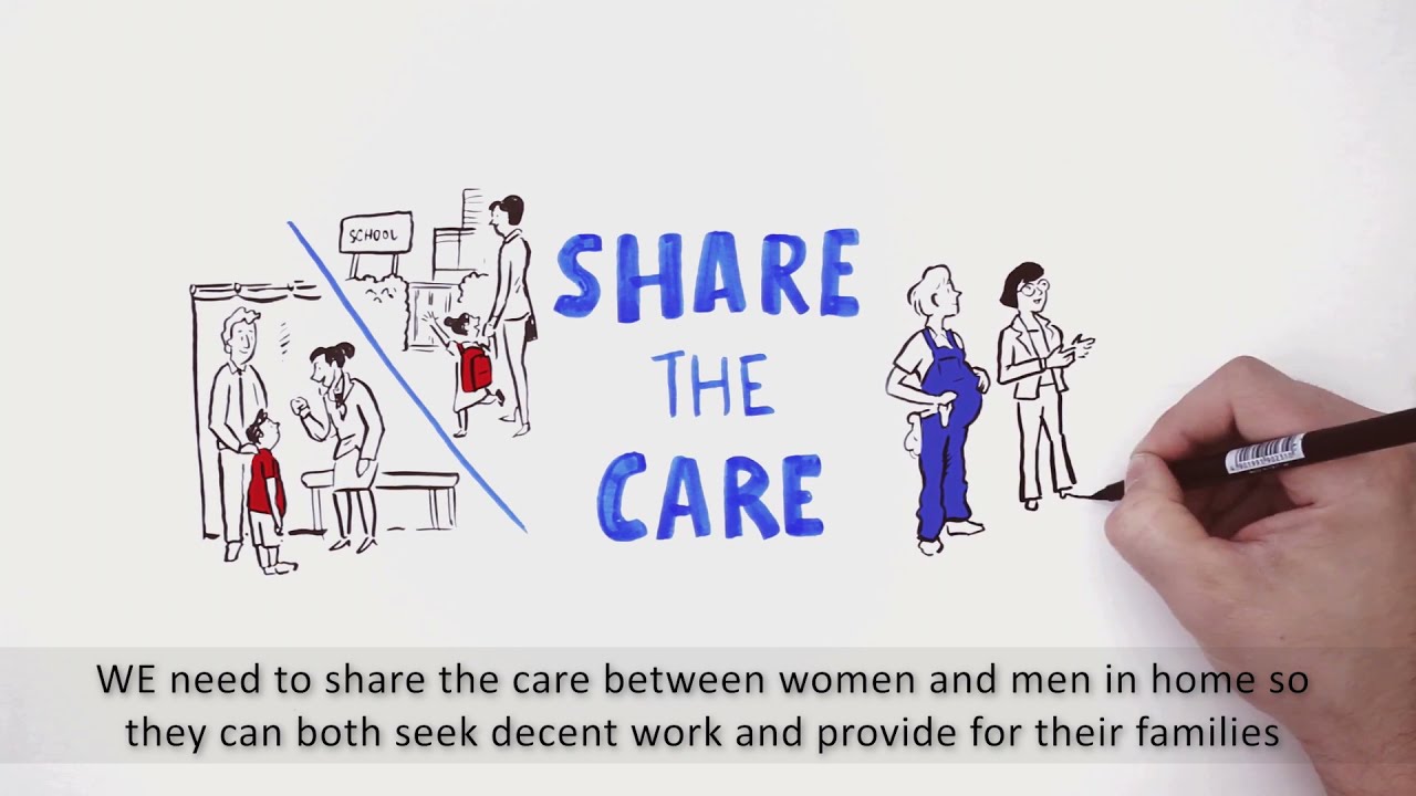 Animation Cartoon on Unpaid Care Work - YouTube