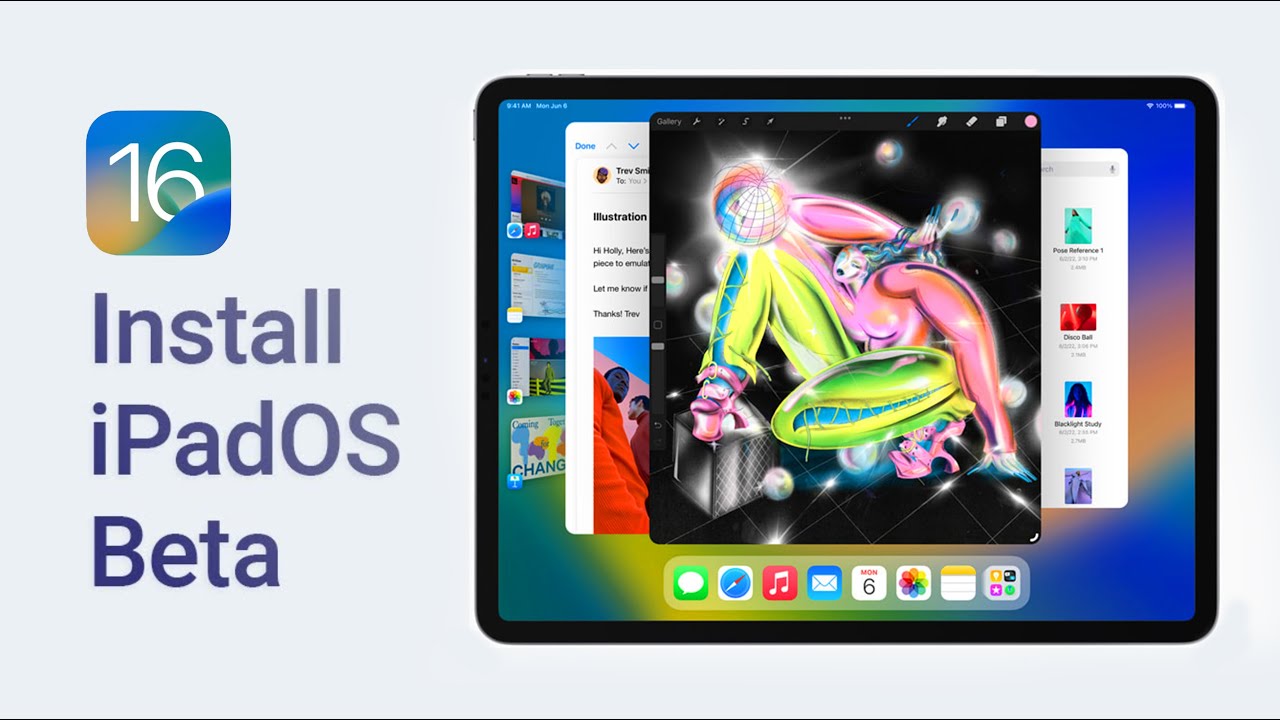 How to Install iPadOS 16 Beta on any iPad for FREE with NO Developers Account! | No Data Loss ...