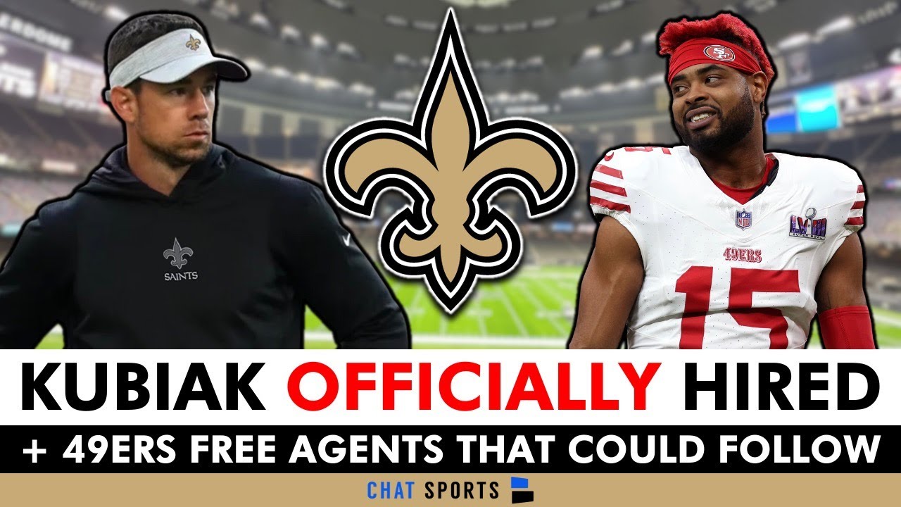OFFICIAL: Klint Kubiak Hired As Saints Offensive Coordinator! 49ers ...