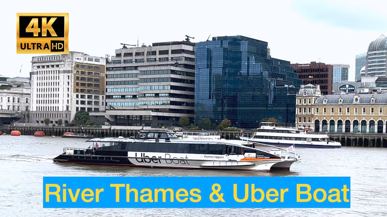 A Short Walk Parliament Square & Uber Boat River Bus Ride From London ...