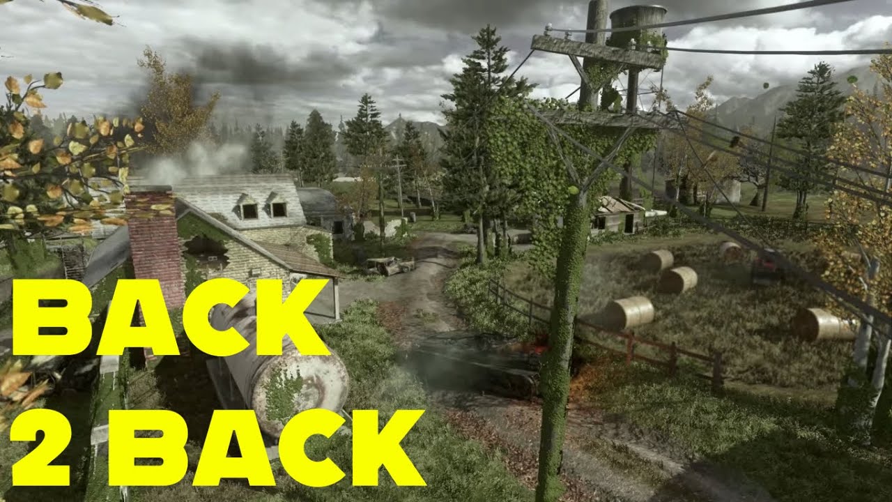OVERGROWN + BACKLOT | Call of Duty 4 Multiplayer in 2024 - YouTube
