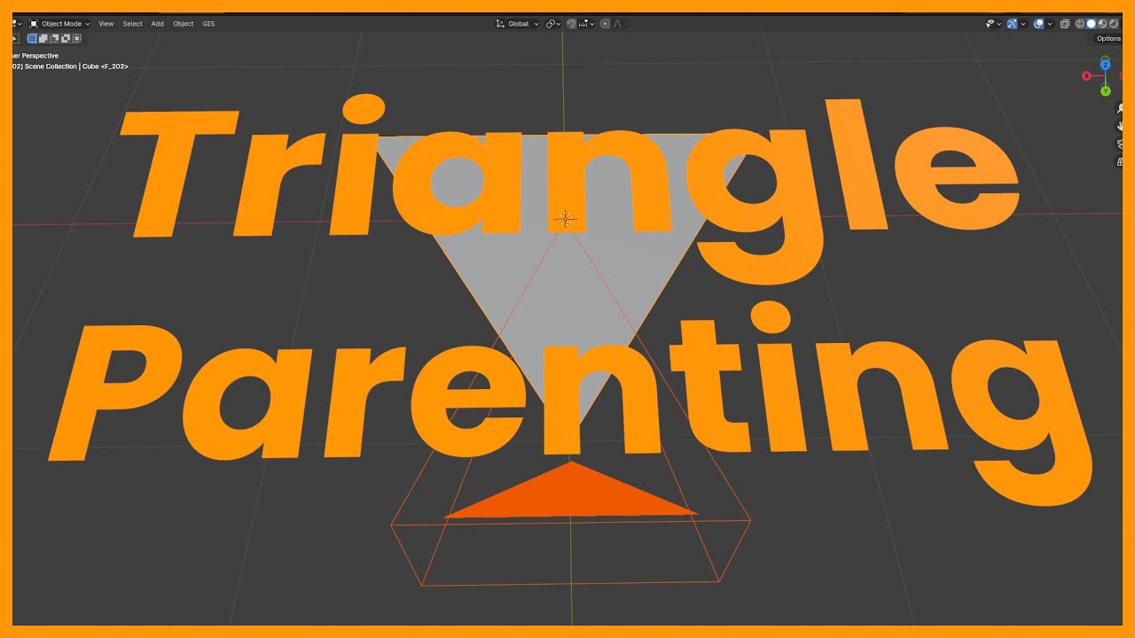 How to Move Real Objects using Geo Nodes (Triangle Parenting in Blender ...