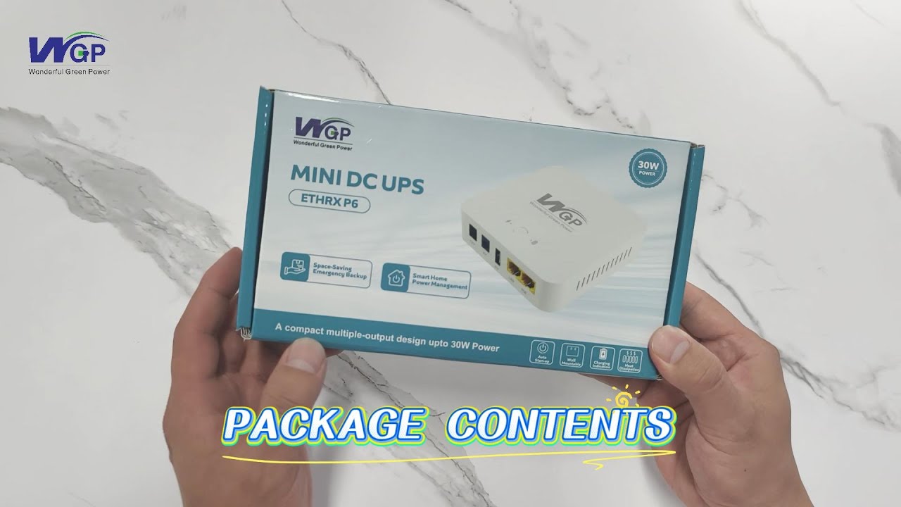 POE06 Mini UPS Unboxing & Setup - 30W 8800mah Power Backup!#miniups # ...