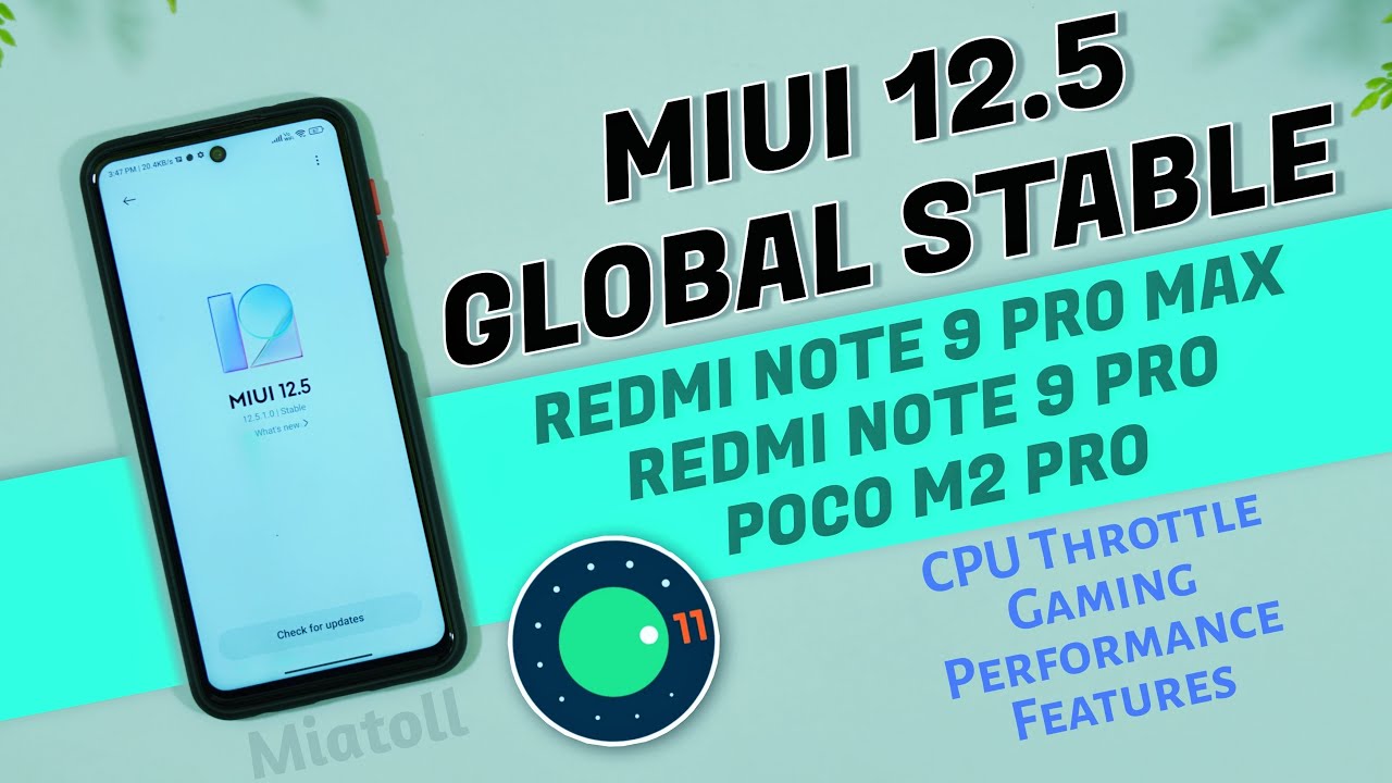 Global Stable MIUI 12.5 For Redmi Note 9 Pro/Max and Poco M2 Pro Review ...