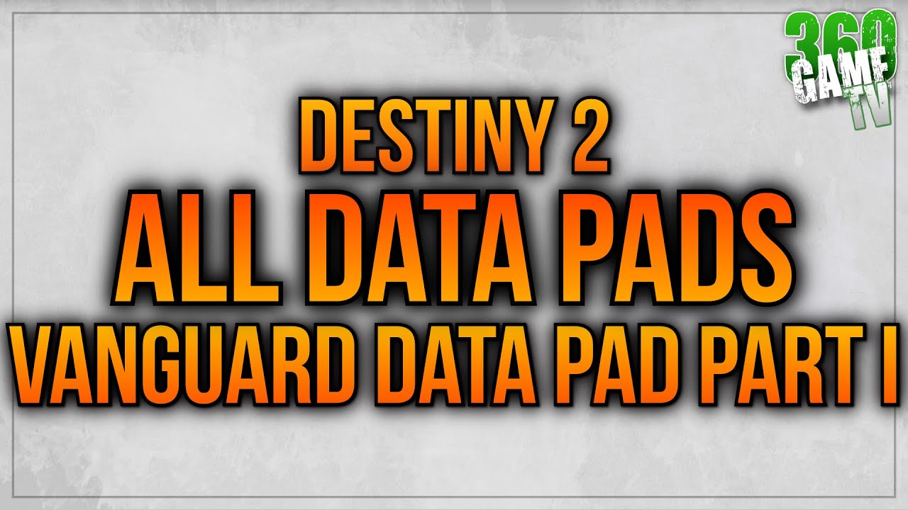 All Vanguard Data Pad Investigation Part I Locations Guide - Glassway ...