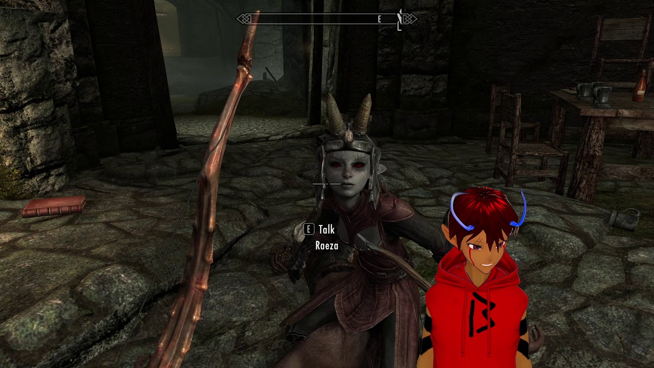 Beelzebub plays Skyrim with a new travelling companion; Raeza - YouTube