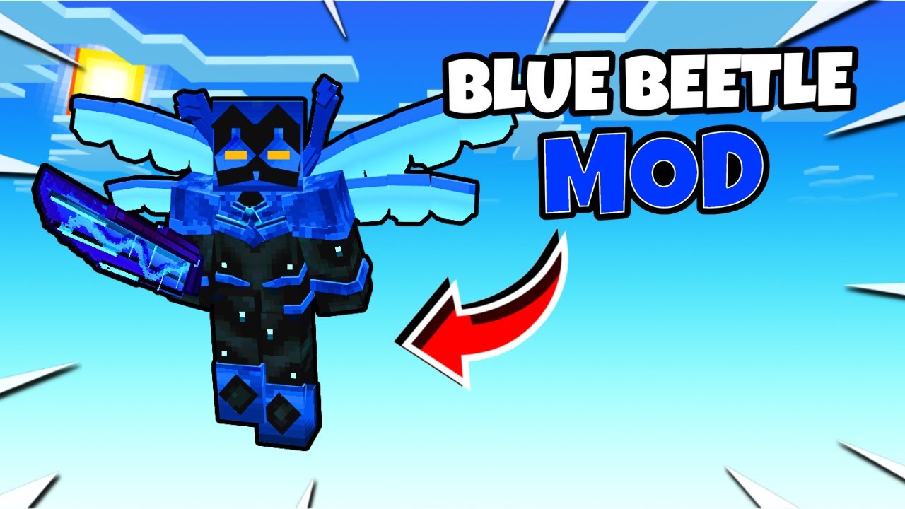 MİNECRAFT PE | BLUE BEETLE MOD GÜNCEL TANITIM - YouTube