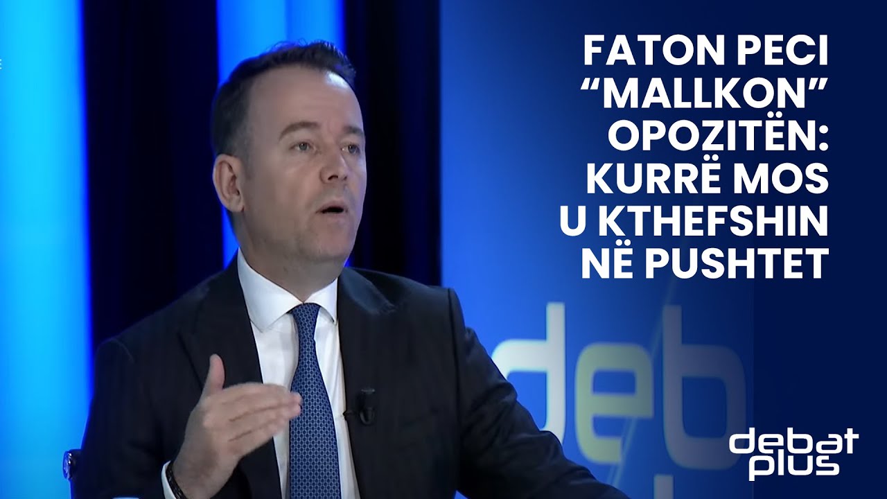 Faton Peci “mallkon” opozitën: Kurrë mos u kthefshin në pushtet - YouTube