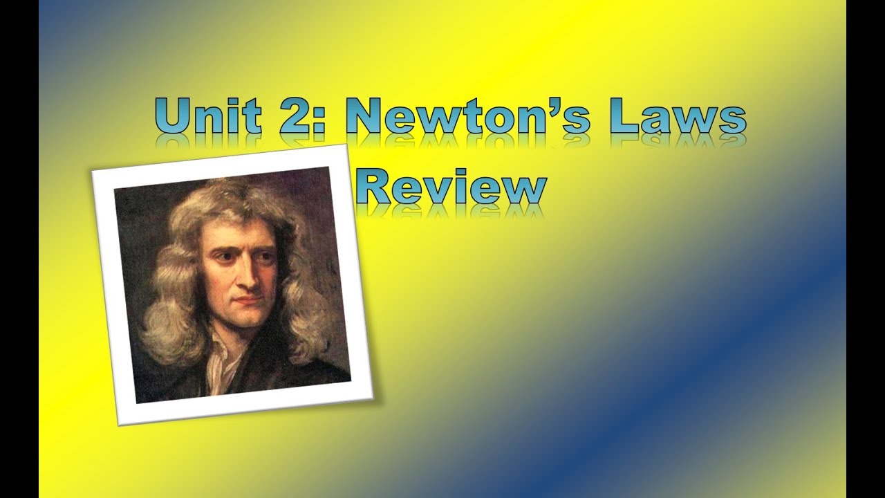 Honors Physics Unit 2 Review 2019 - YouTube