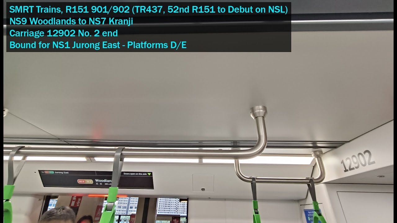 [52nd R151 to Debut on NSL] SMRT Trains - Joyride on ALS R151 901/902 ...