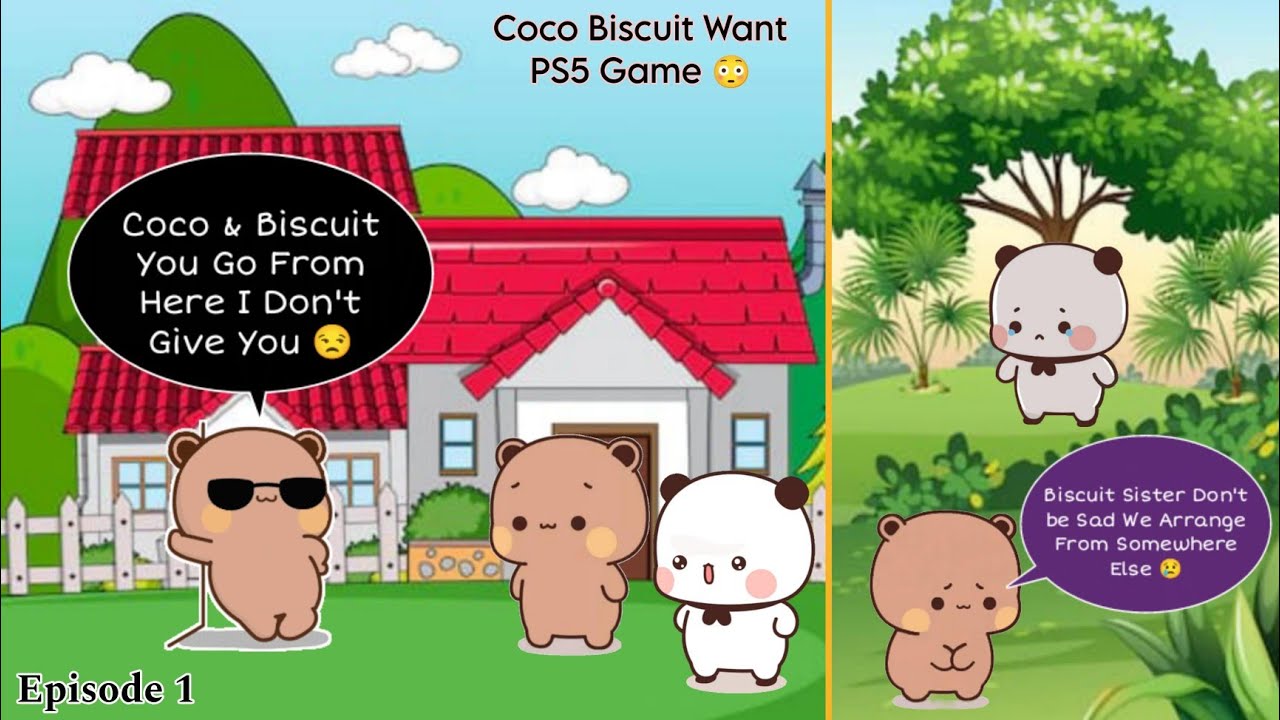 Coco and Biscuit Quest For A PS5 Thwarted By Bubu Dudu & Aloo Episode 1 🥺 | #bubududu #peachgoma ...