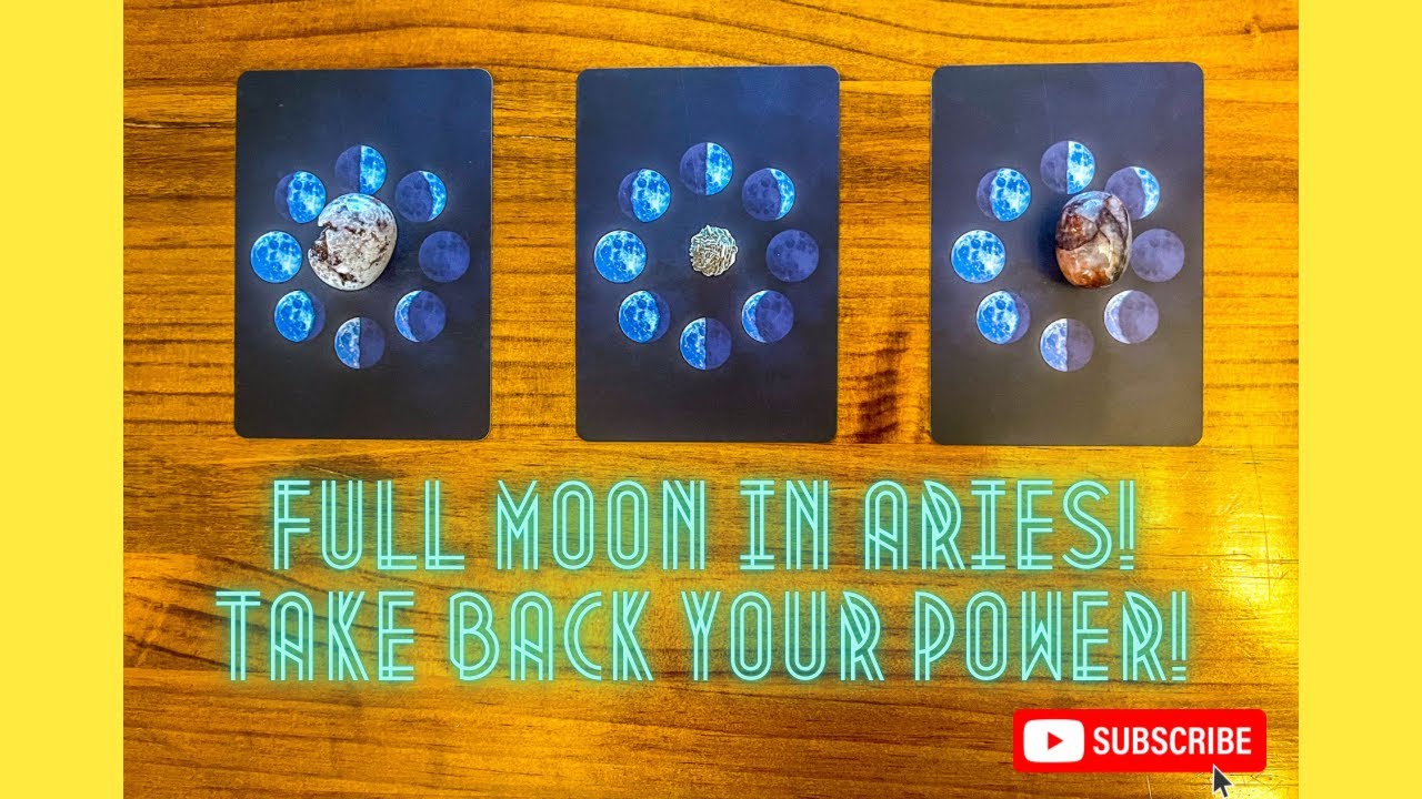 TAKE YOUR POWER BACK!! 💪 Aries Super Full Moon Pick A Card Tarot ...