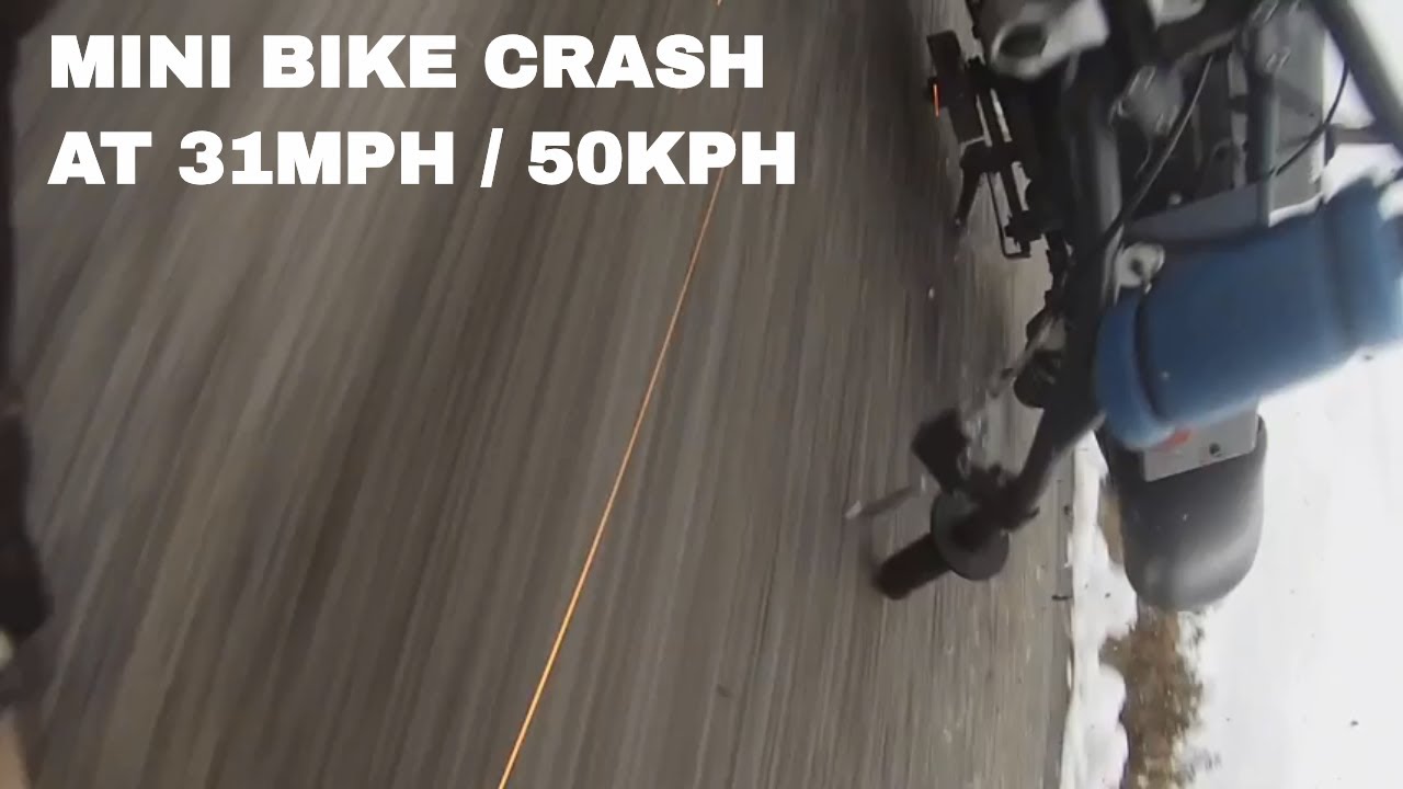 Mini Bike Crash - YouTube