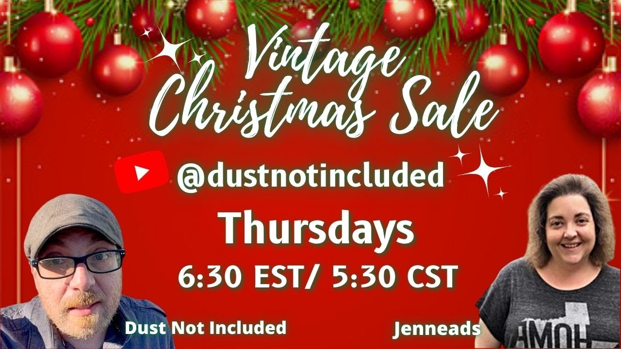 Vintage Christmas Sale | Thursday November 14th At 6:30pm EST | Dust ...