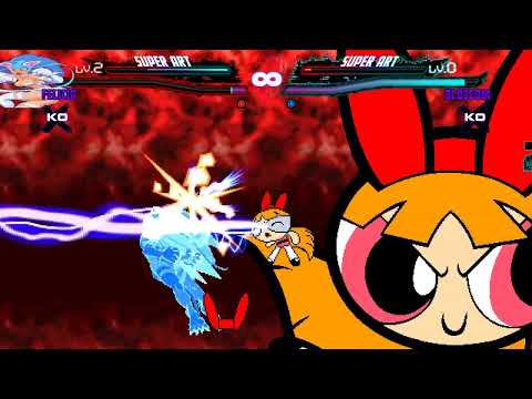 The Powerpuff Girls v FELICIA, MORRIGAN AND HSIEN-KO | Mugen - YouTube