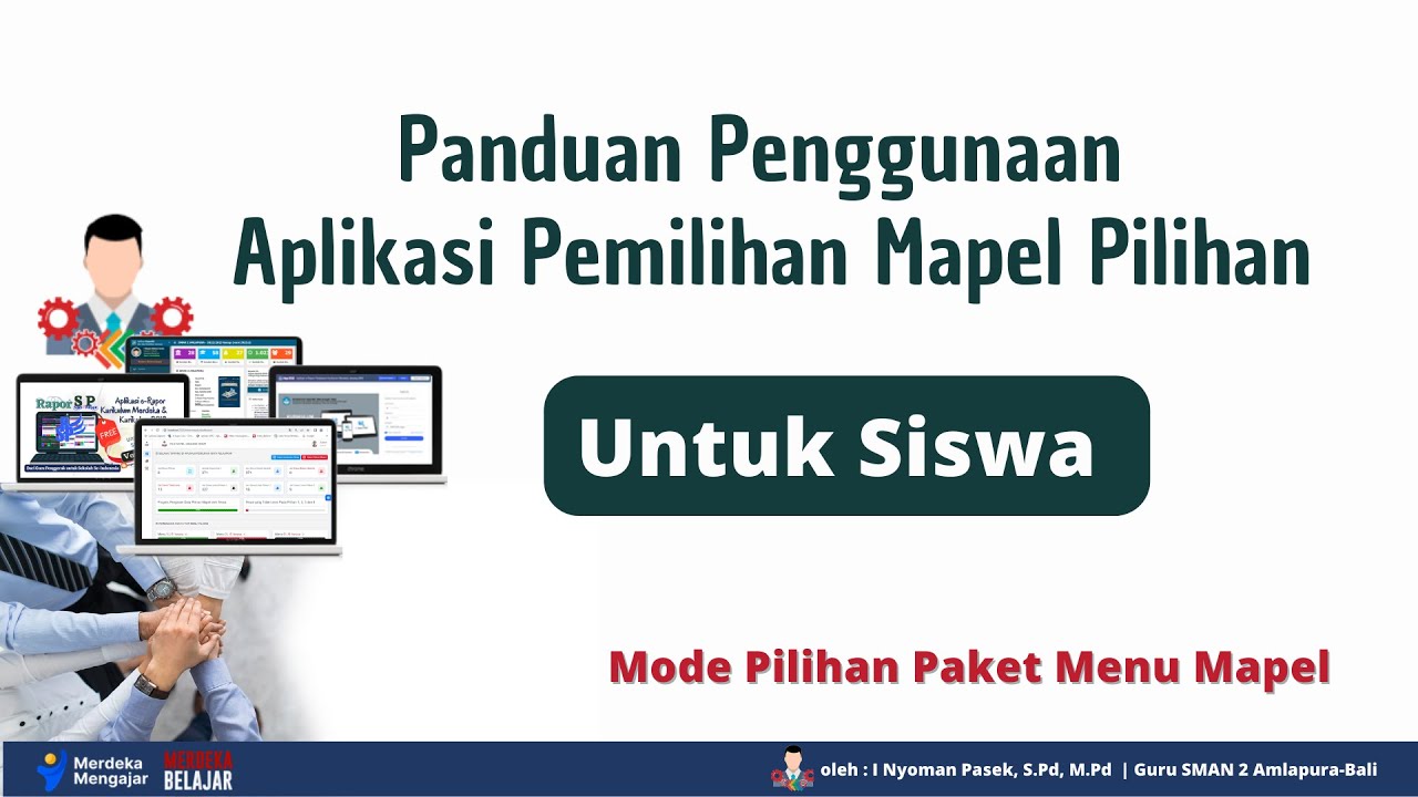Panduan Aplikasi Pemilihan Mapel untuk Siswa | Mode Paket Menu - YouTube