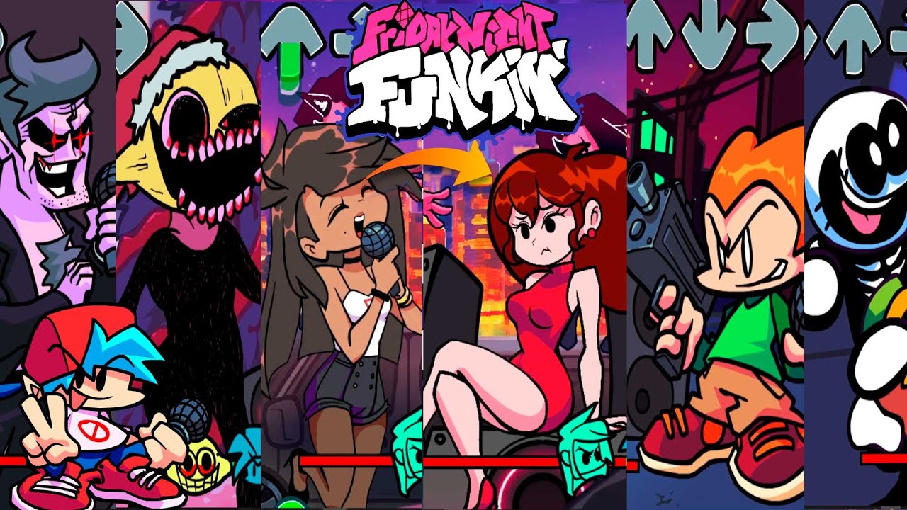 Friday Night Funkin JUEGO COMPLETO Semana 1, 2, 3, 4, y 5 Ft The Ex mod ...