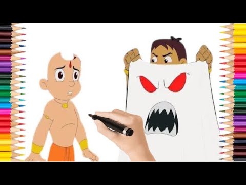 How To Draw And Color Chhota Bheem and Kalia Part :2 | Drawing and ...