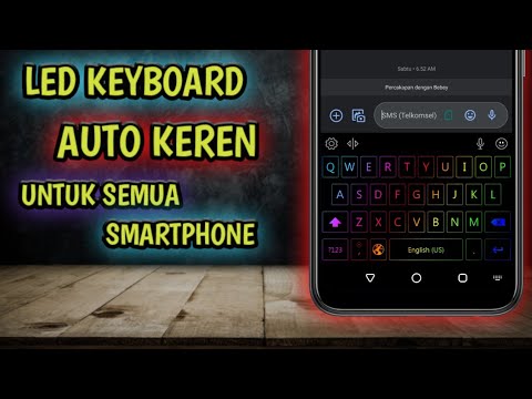 KEYBOARD KEREN UNTUK SEMUA SMARTPHONE ANDROID (Led Keyboard Lighting ...