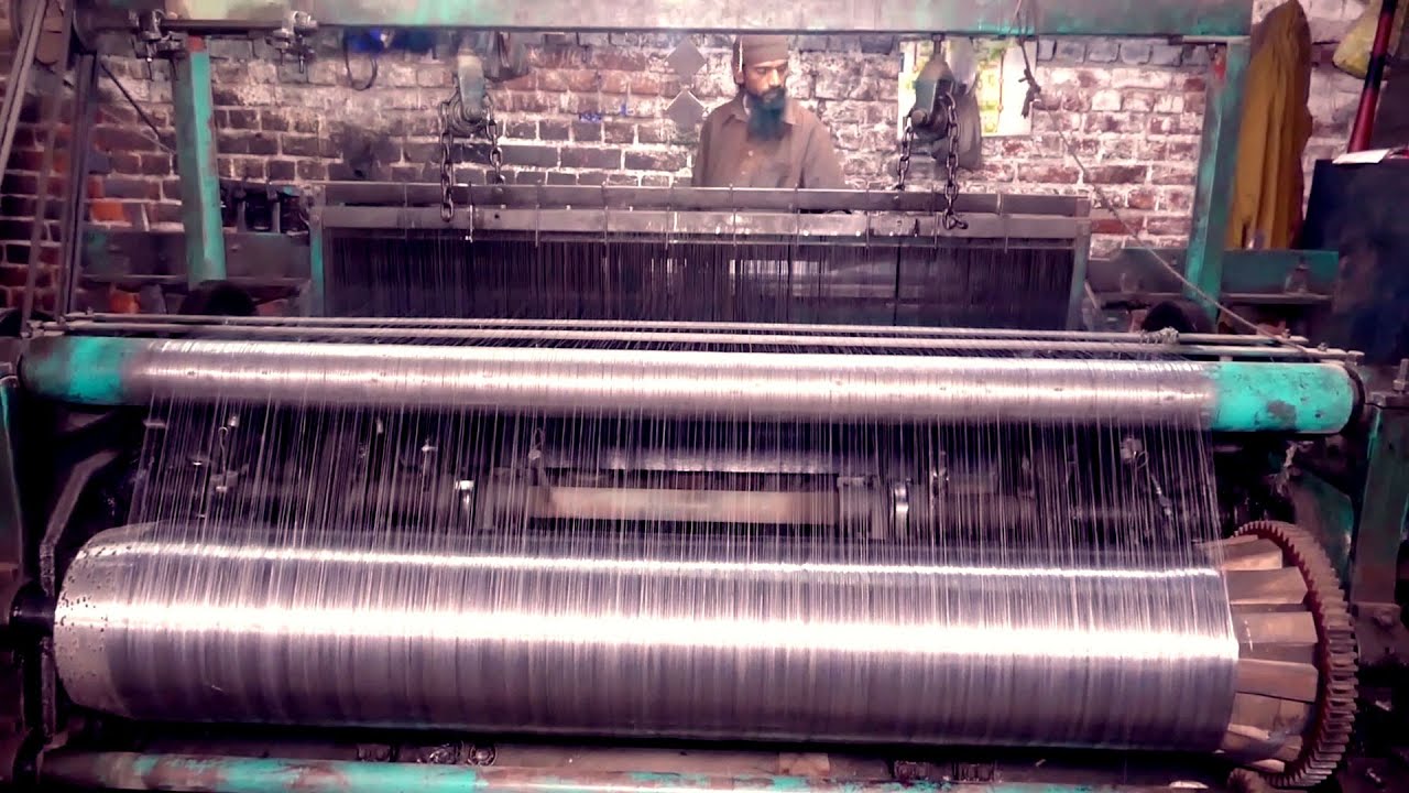How It's Mesh Weaving in a factory - fast and Beautiful Weaving Process ...
