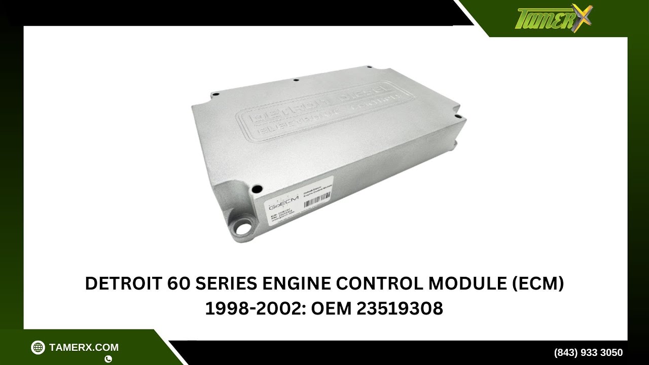 Detroit 60 Series Engine Control Module (ECM) 1998-2002: OEM 23519308 ...