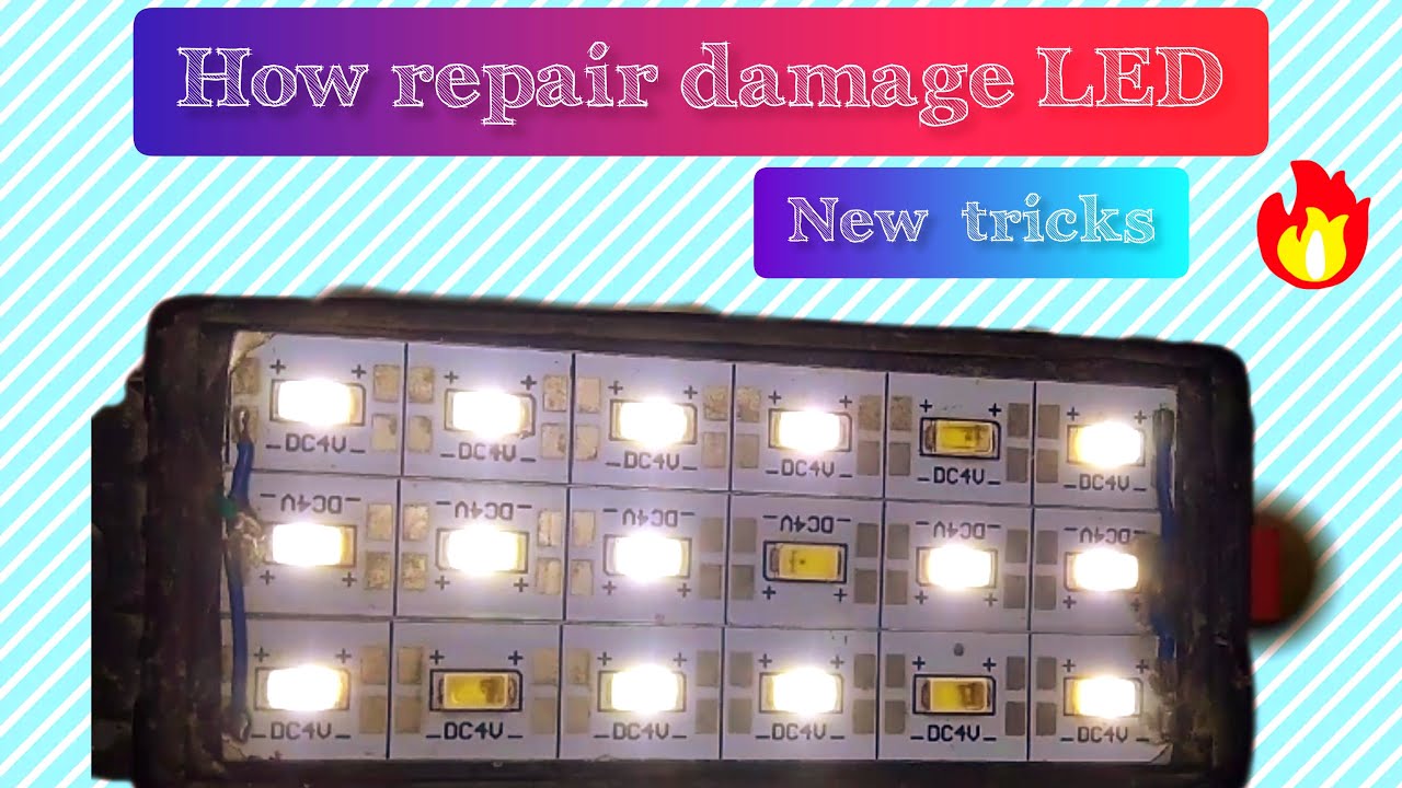 How repair led bulb|how to repair damage led.#led#bulb#light - YouTube