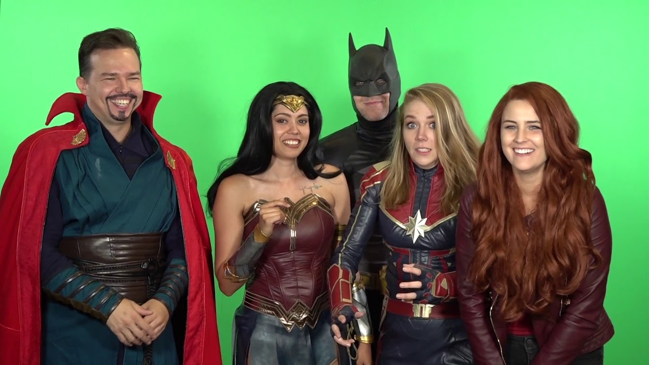 Batman Vs Superheroes Bloopers! - The Sean Ward Show - YouTube