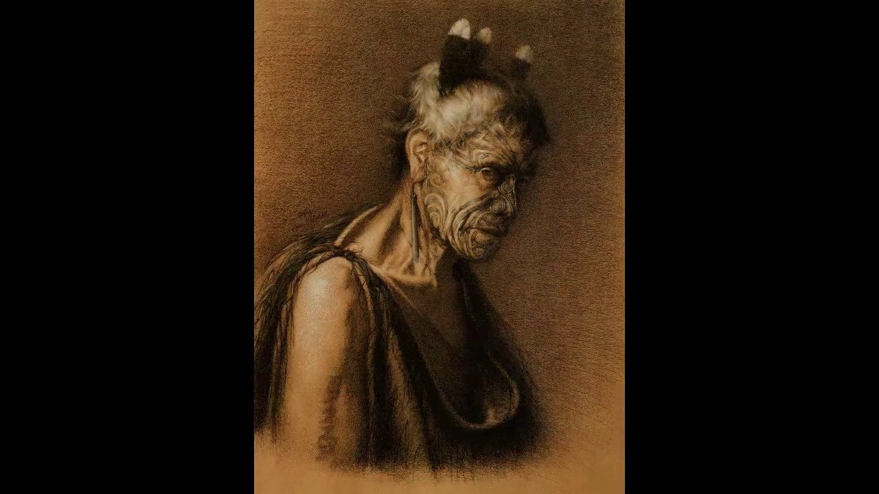Study of Charles F. Goldie's portrait of Te Aho-o-te-Rangi Wharepu ...