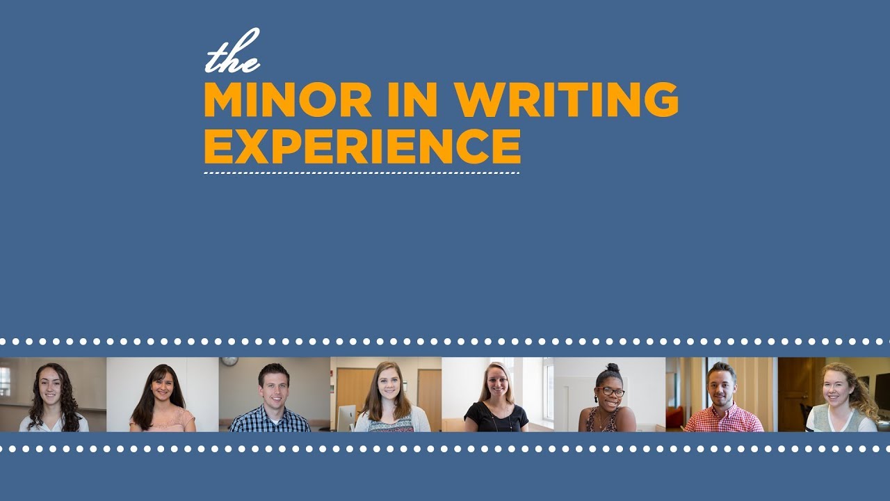 The Minor in Writing Experience - YouTube