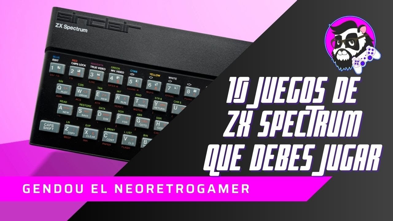 10 juegos de Sinclair ZX Spectrum que debes jugar si o si - YouTube