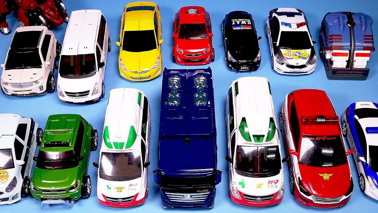 헬로카봇 또봇 파워레인저 다이노포스 바이클론즈 장난감 Hello Carbot Tobot Biklonz car toys - YouTube