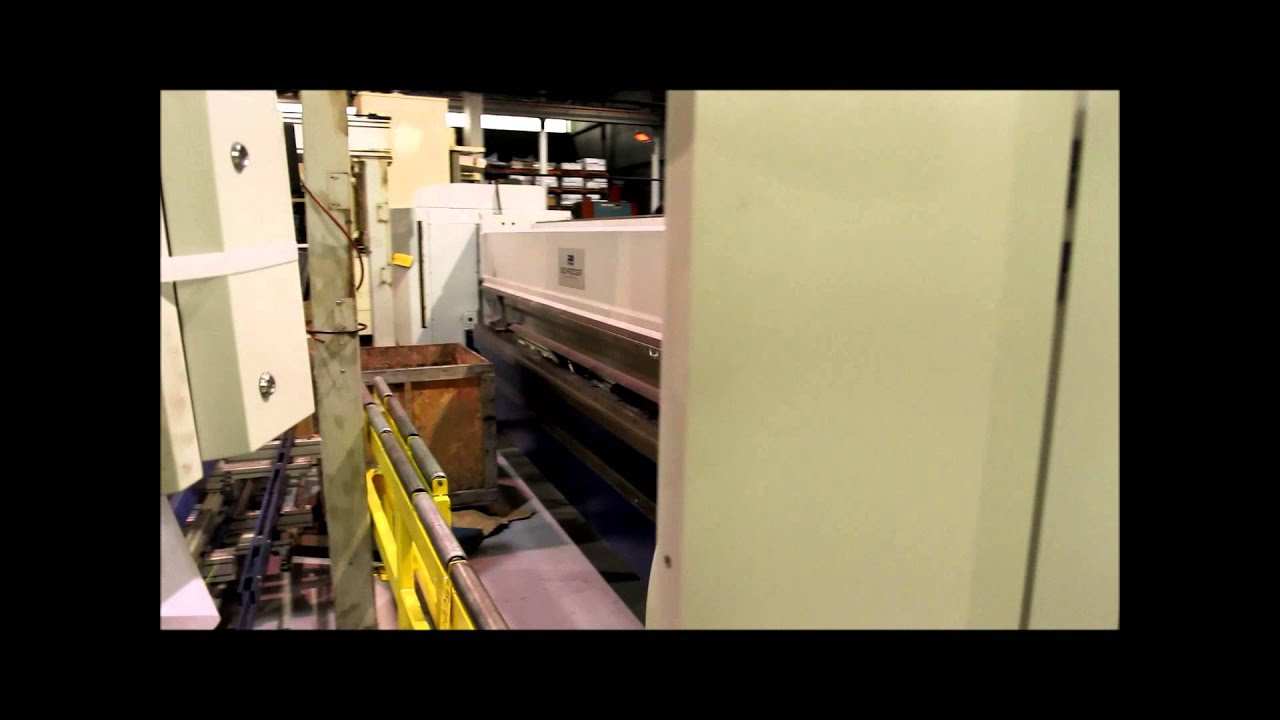 SCHRODER SPB 4000/2.5 SERVO POWER BEND CNC FOLDER - YouTube