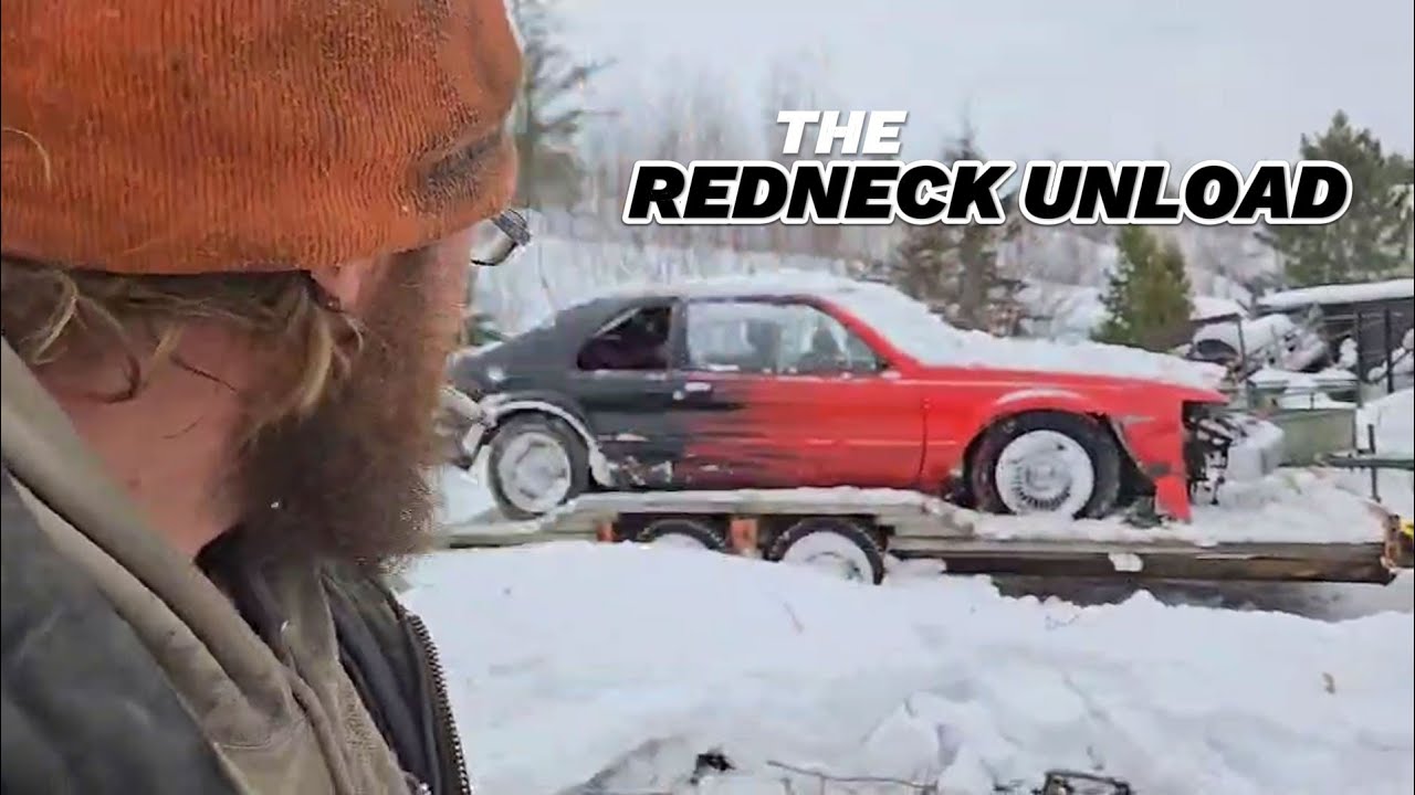 Redneck Car Drop 😂 Hillbilly Jesse & Peter Use Go and Drop to Unload ...