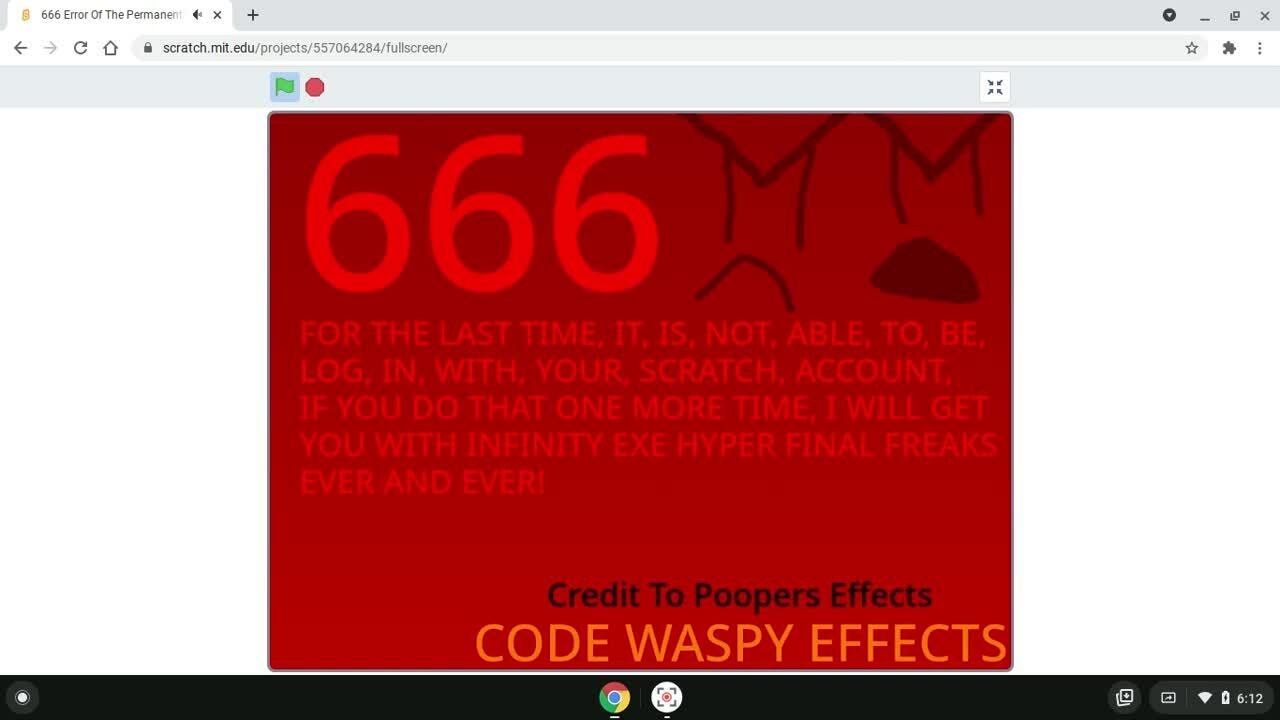 666 Error Of The Permanently Banned Forever And Ever Connect Requested ...