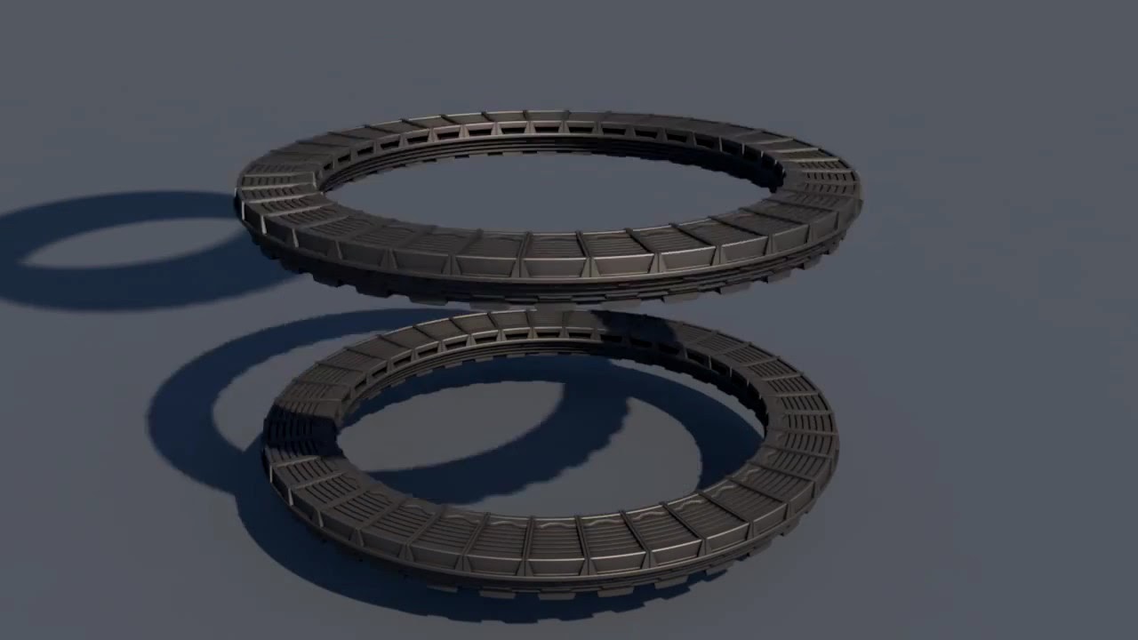[Cinema 4D] Stargate Goa'uld transport rings sequence - YouTube
