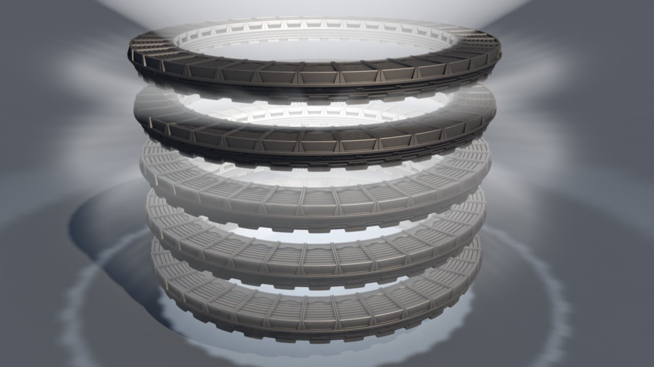 [Cinema 4D] Stargate Goa'uld transport rings sequence - YouTube