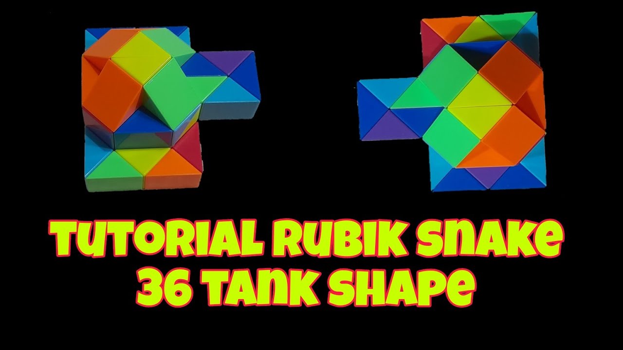 Rubik's snake 36 tank shape - YouTube