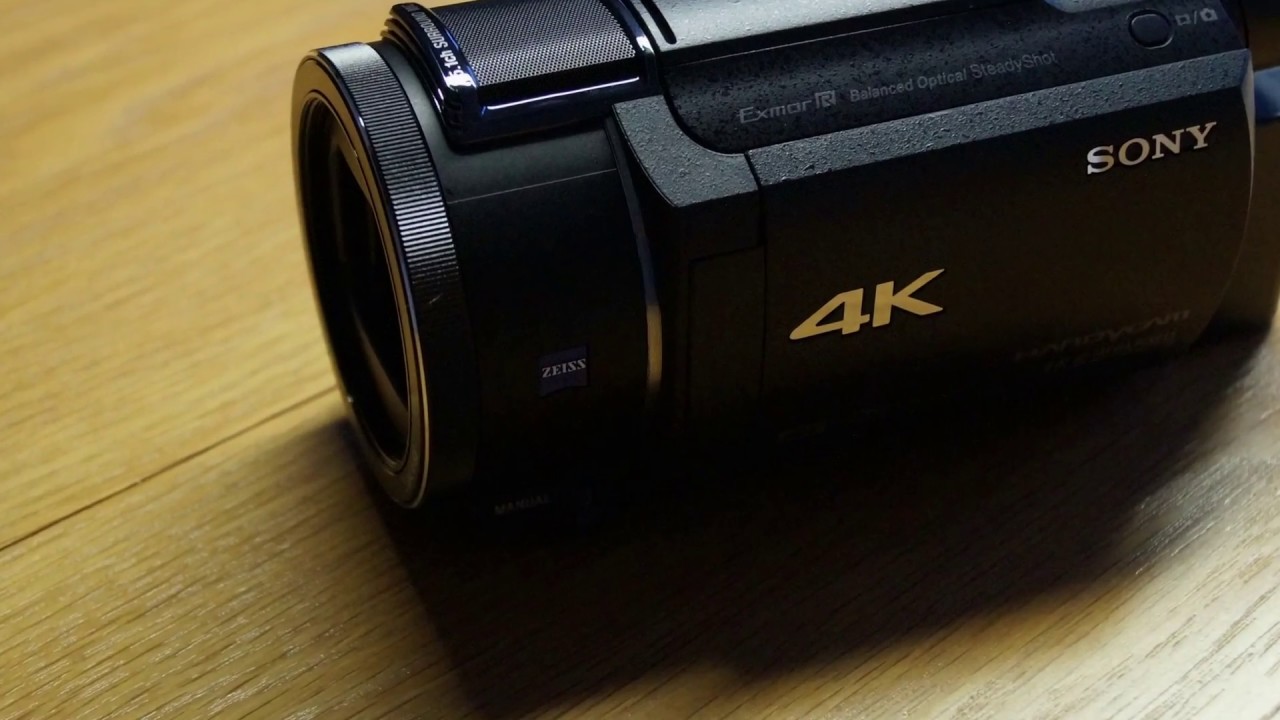 Sony FDR AX53 Handycam - Unboxing - YouTube