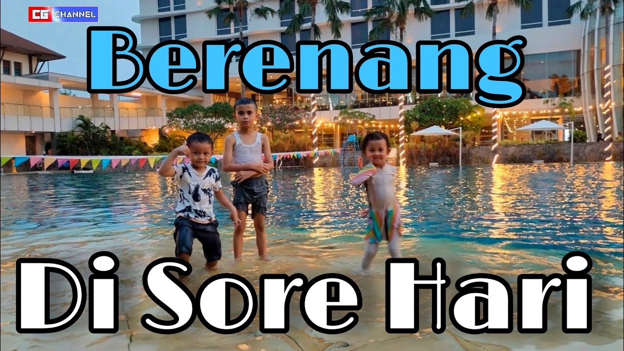 Berenang Di Kolam Renang Sore Hari - YouTube