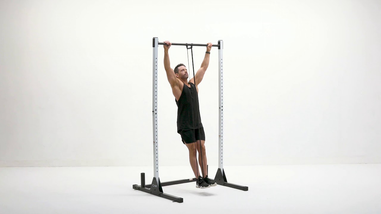 Assisted Leg Pull Up - YouTube