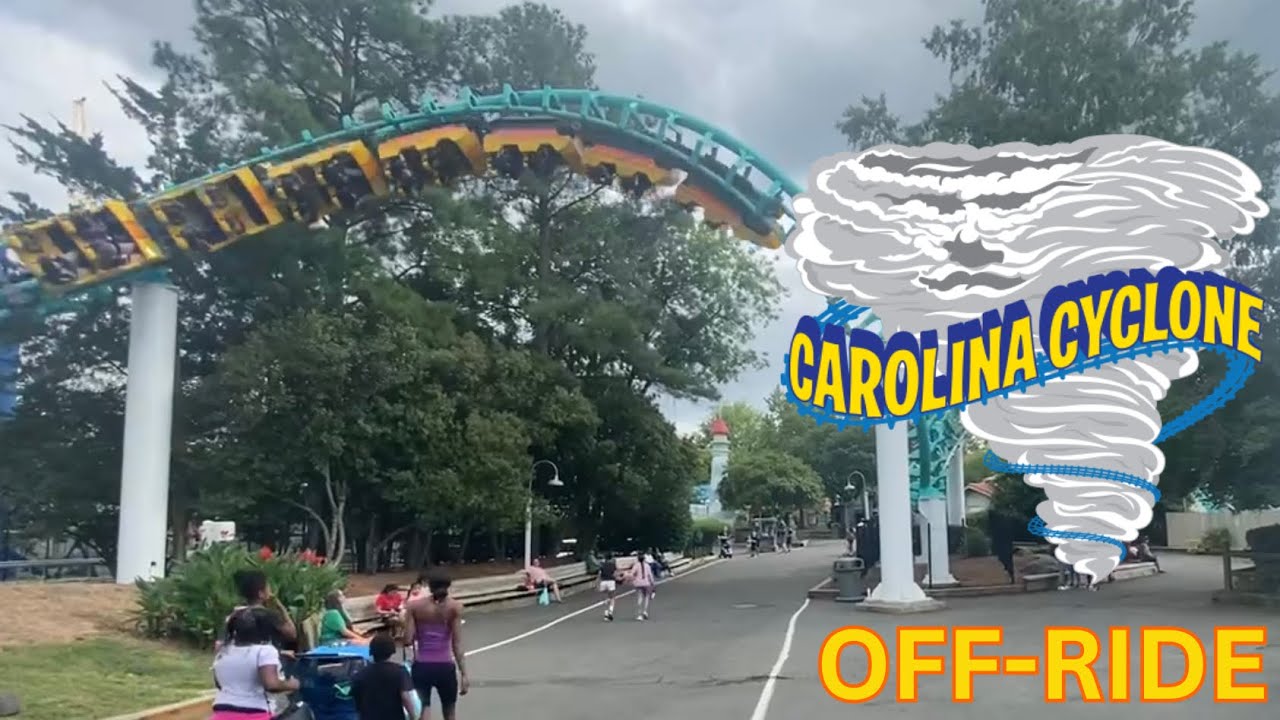Carolina Cyclone at Carowinds (Off-Ride) - YouTube