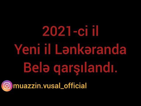 31-Dekabr yeni il Lənkəranda belə qarşılandı. YeNi / 2021