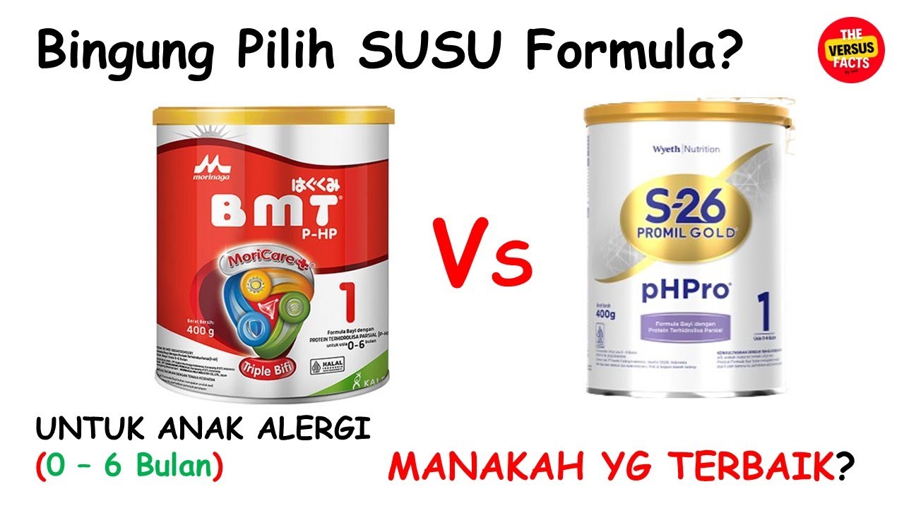 SUSU FORMULA anak ALERGI | Morinaga BMT PHP Vs S26 Promil Gold pHpro ...