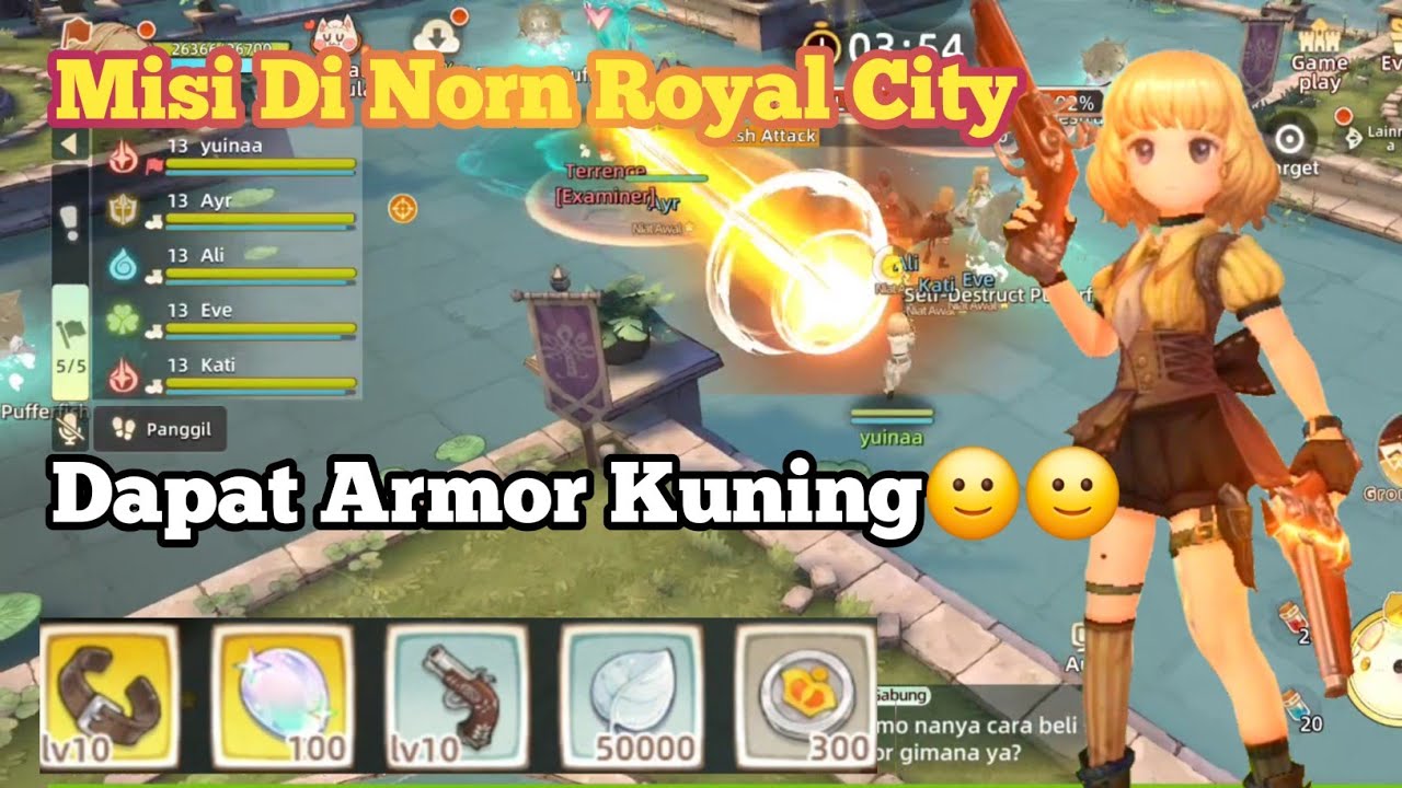 Tree Savior Of Neverland - Gunman class Misi di Norn Royal City Dapat Armor Kuning By Jacky ...