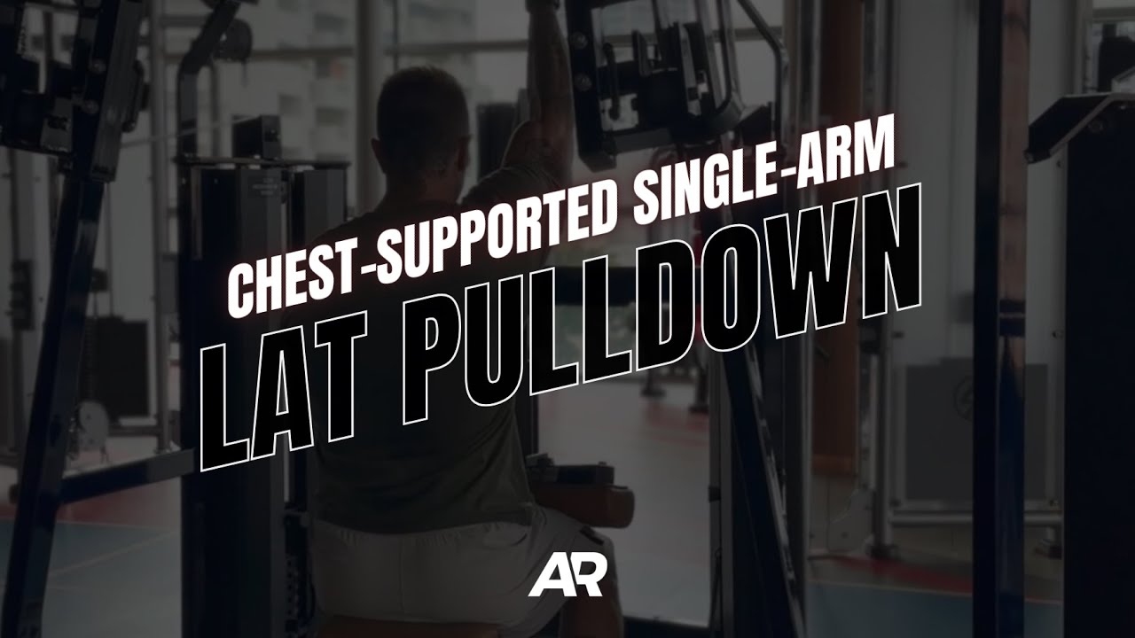 Chest Supported Single Arm Lat Pulldown - YouTube