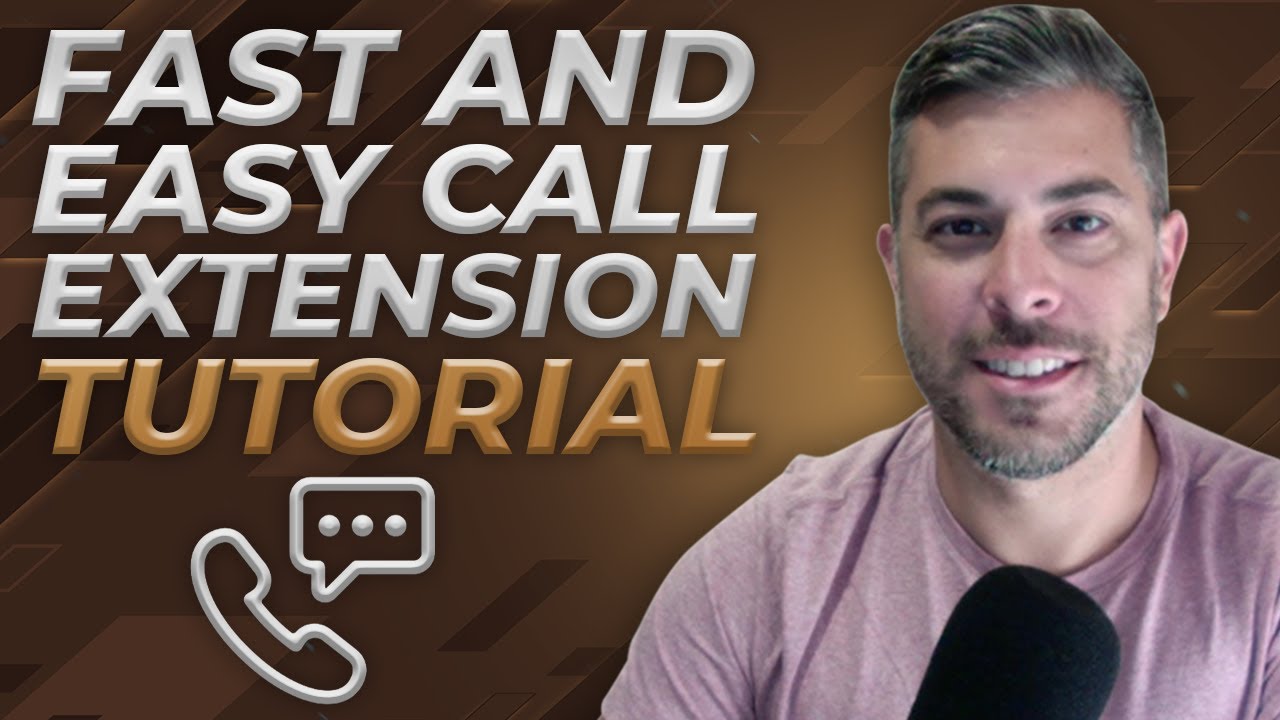 Google Ads Call Extension Set Up (4 Min Video) - YouTube