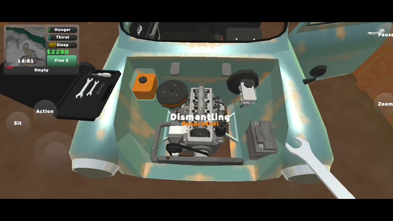 tutorial how to set all car parts in pickup game - YouTube