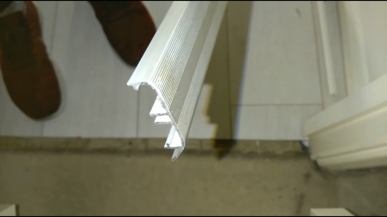 Quick Step Incizo Threshold Installation - YouTube